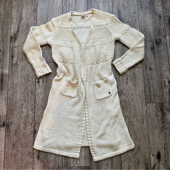 Roxy | Sweaters | Roxy Chunky Knit Cardigan Duster | Poshmark